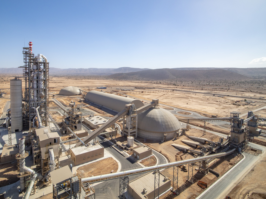 Cimenterie LaFarge Holcim, Agadir - Sogea-Maroc